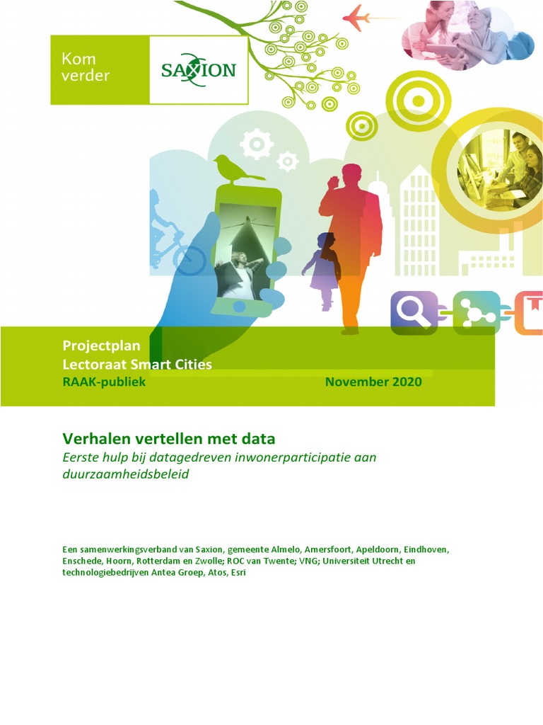 Verhalen Vertellen Met Data: Projectplan Lectoraat Smart Cities | PDF
