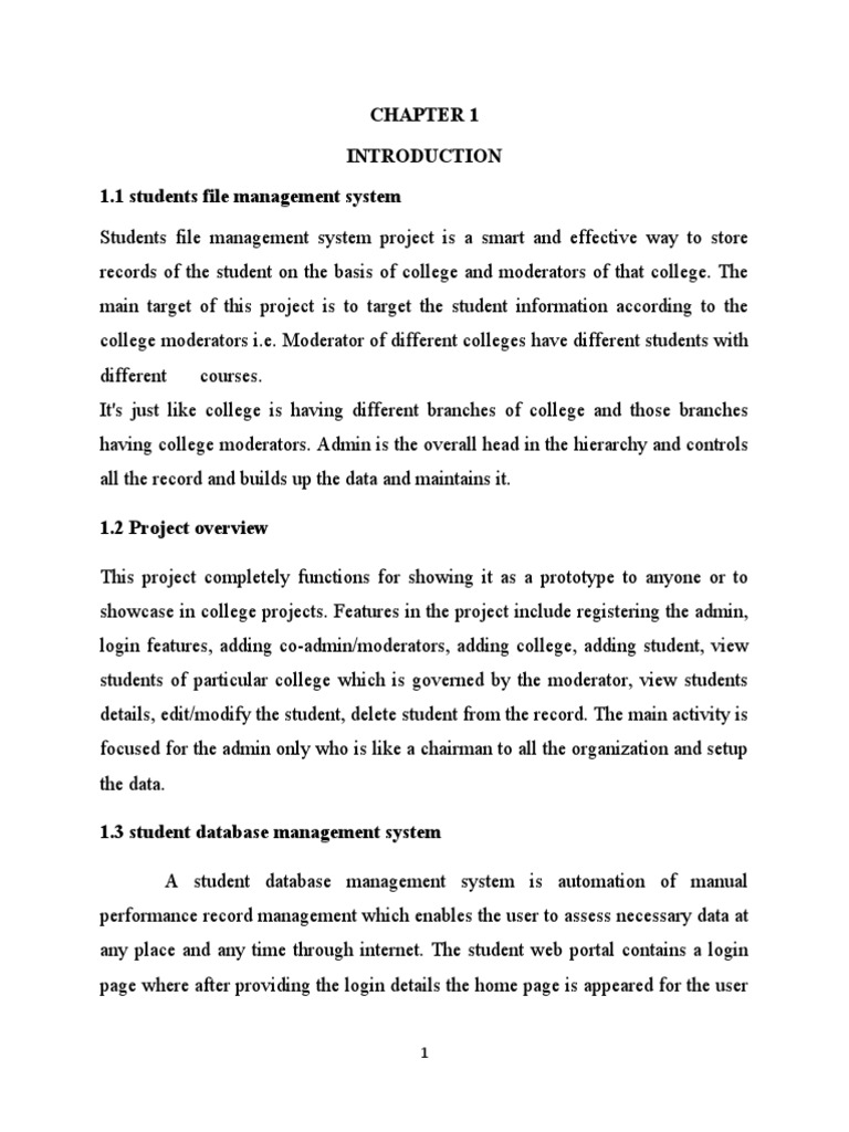 STUDENTS FILE MANAGEMENT SYSTEM | PDF | Html Element | Html