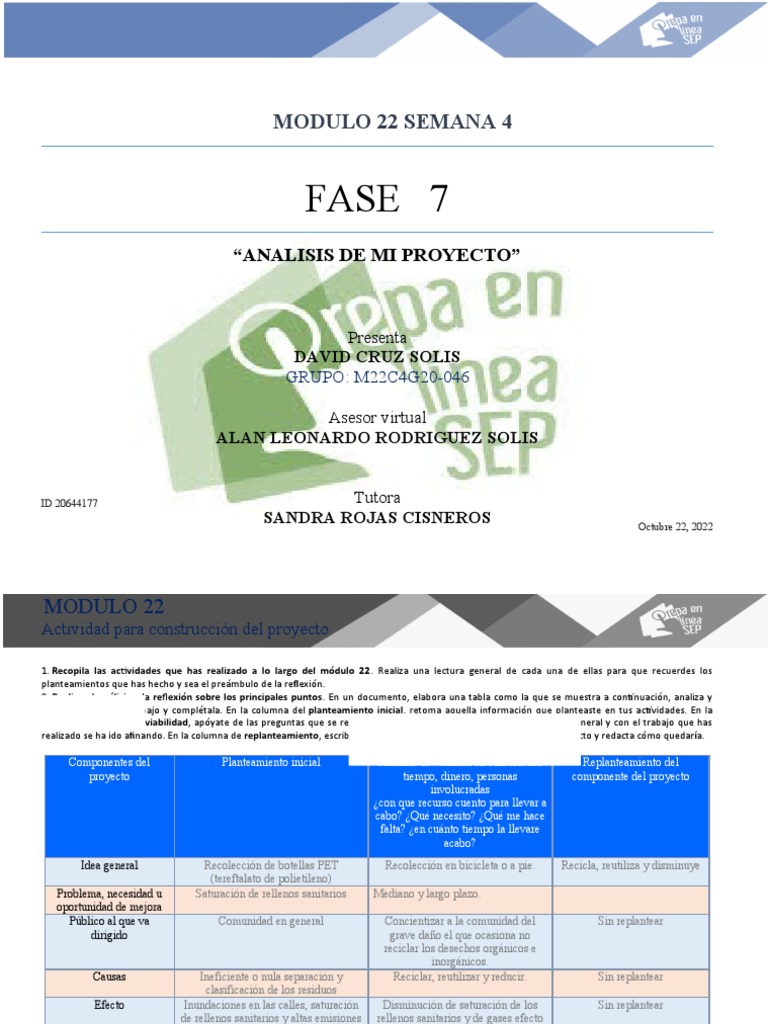 Análisis y Replanteamiento de Proyecto PET | PDF | Residuos | Vertedero