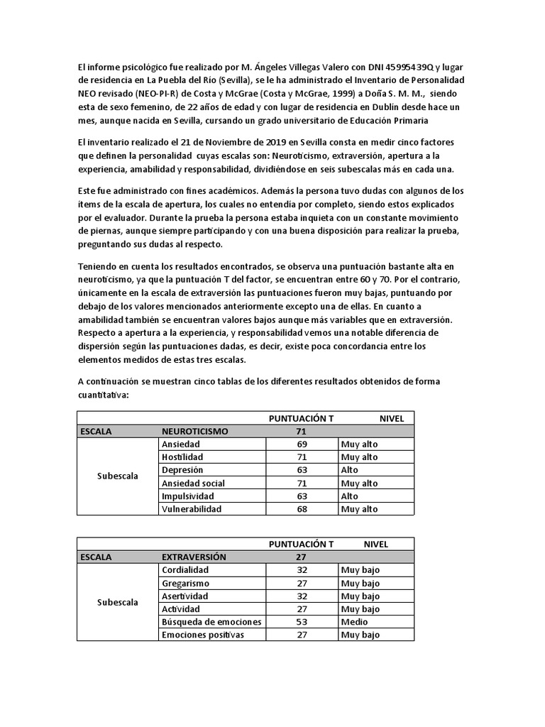 INFORME NEO PIR SEP | PDF