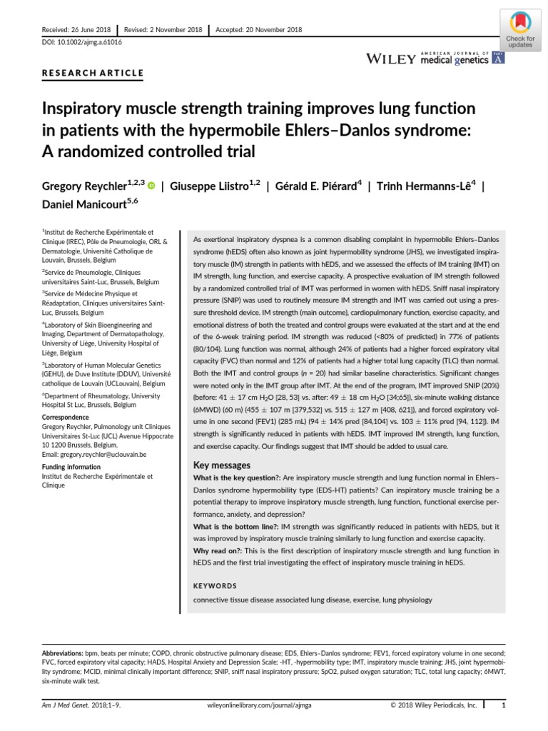 Inspiratory Muscle Strength Training Improves Lung Function in Patients ...