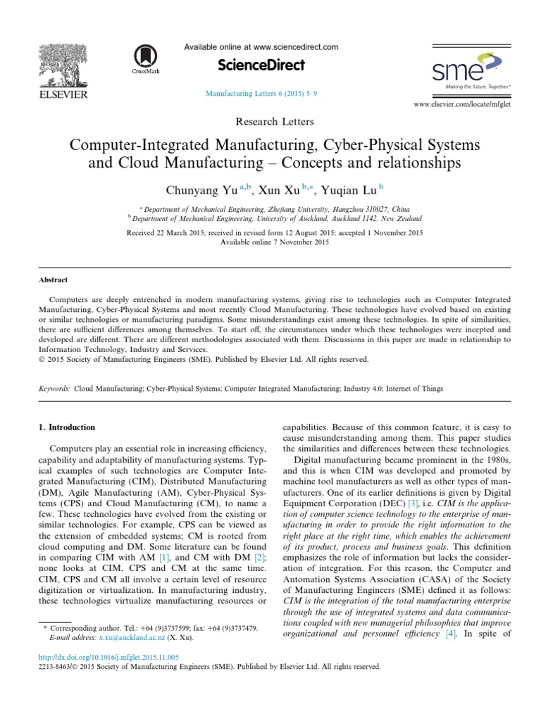 CIM CPS and CM - Concepts and Relationships | PDF | Cloud Computing | Embedded System