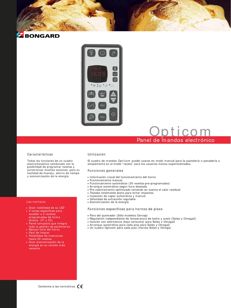 Opticom: Panel de Mandos Electrónico | PDF | Bienes manufacturados