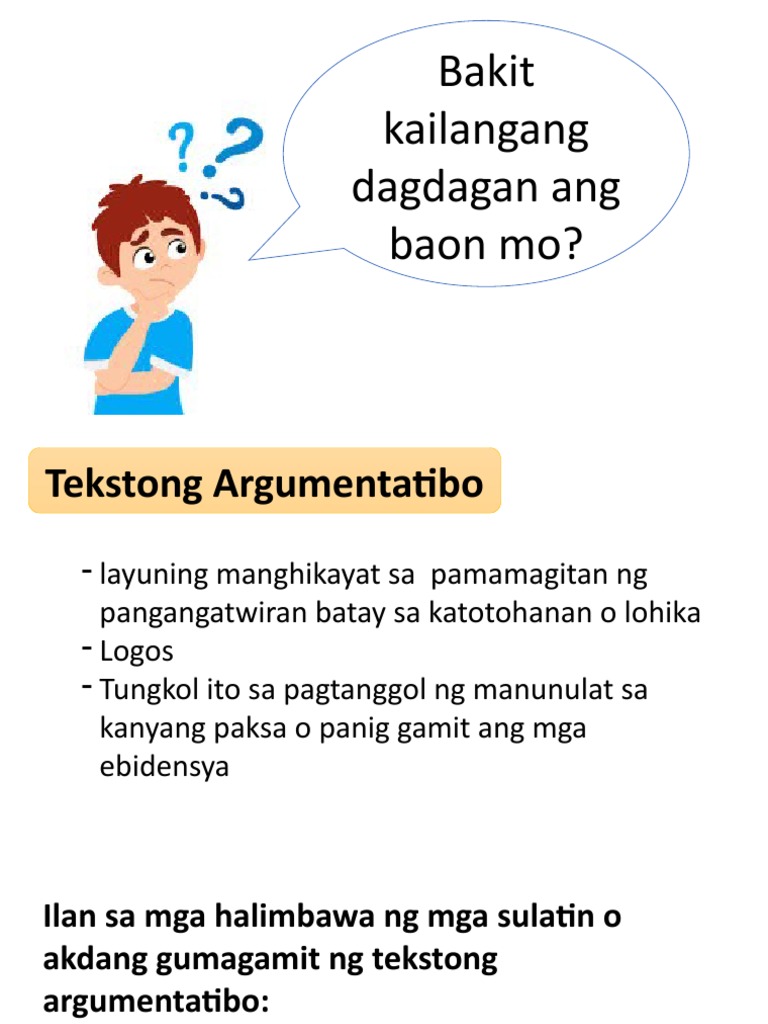 Argumentatibo | PDF