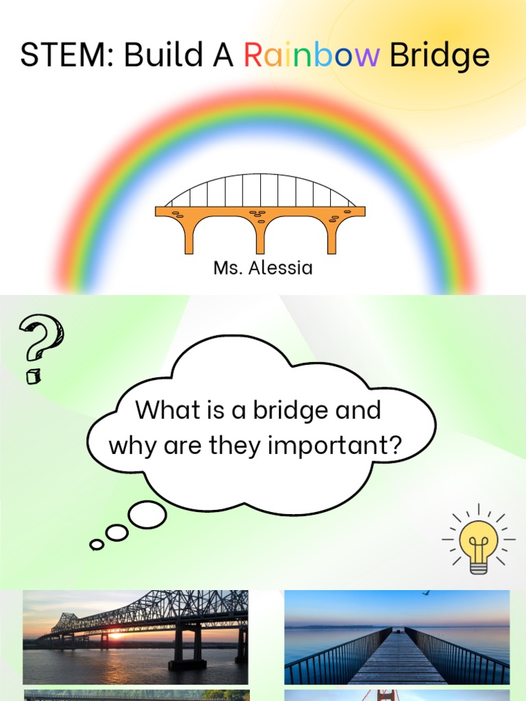 Build a Rainbow Bridge STEM Project | PDF | Art