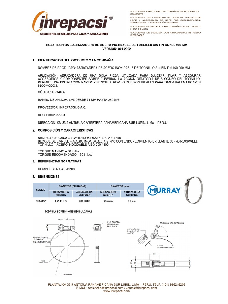 Zunchos de Acero | PDF | Tornillo | Acero
