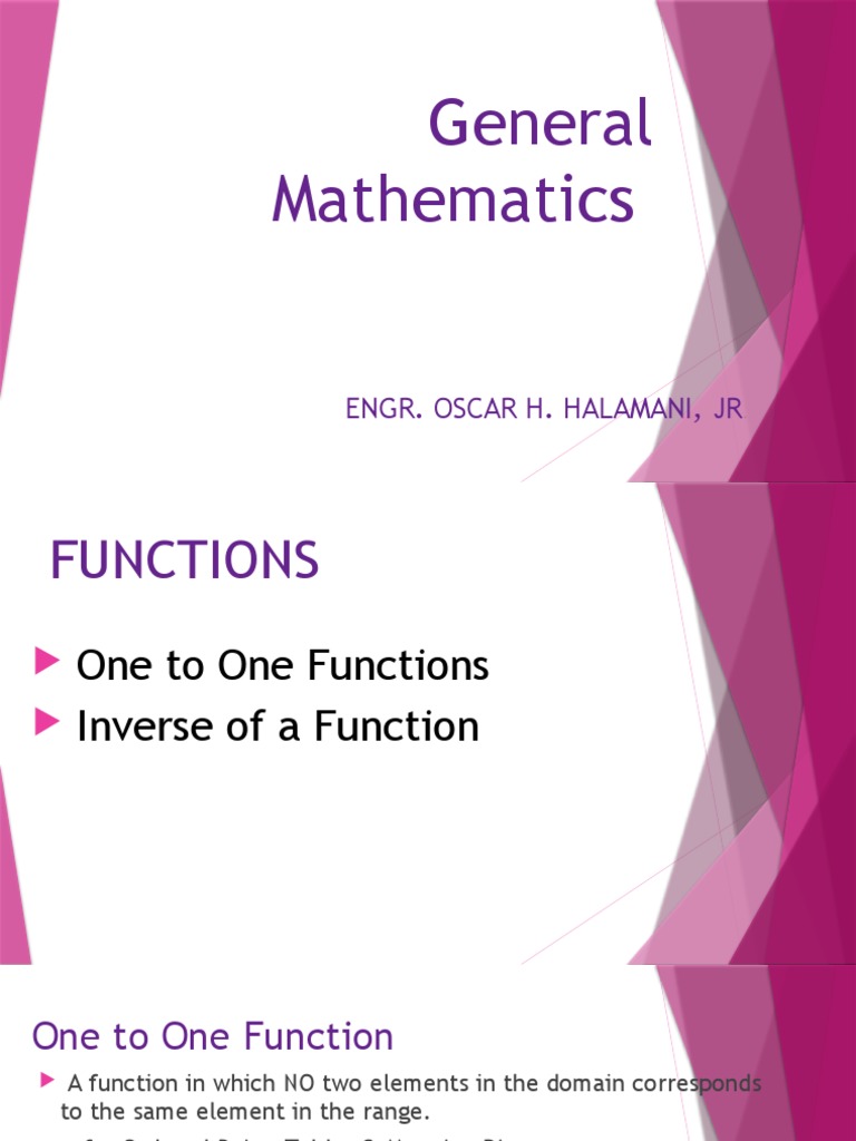 MAT 1 Week 5 | PDF | Function (Mathematics) | Analysis