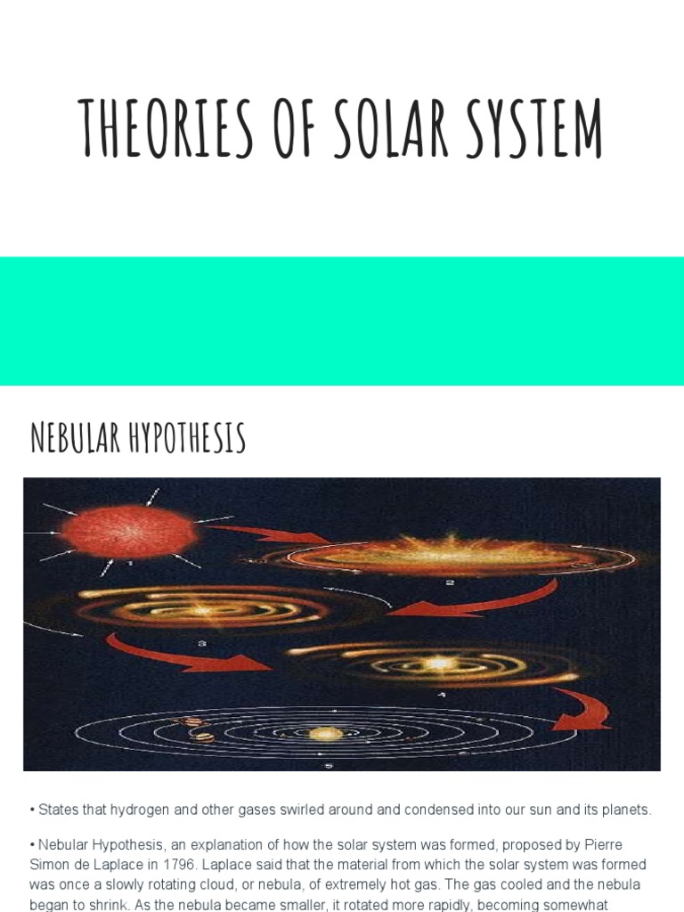 Theories of Solar System Formation | PDF | Planets | Solar System