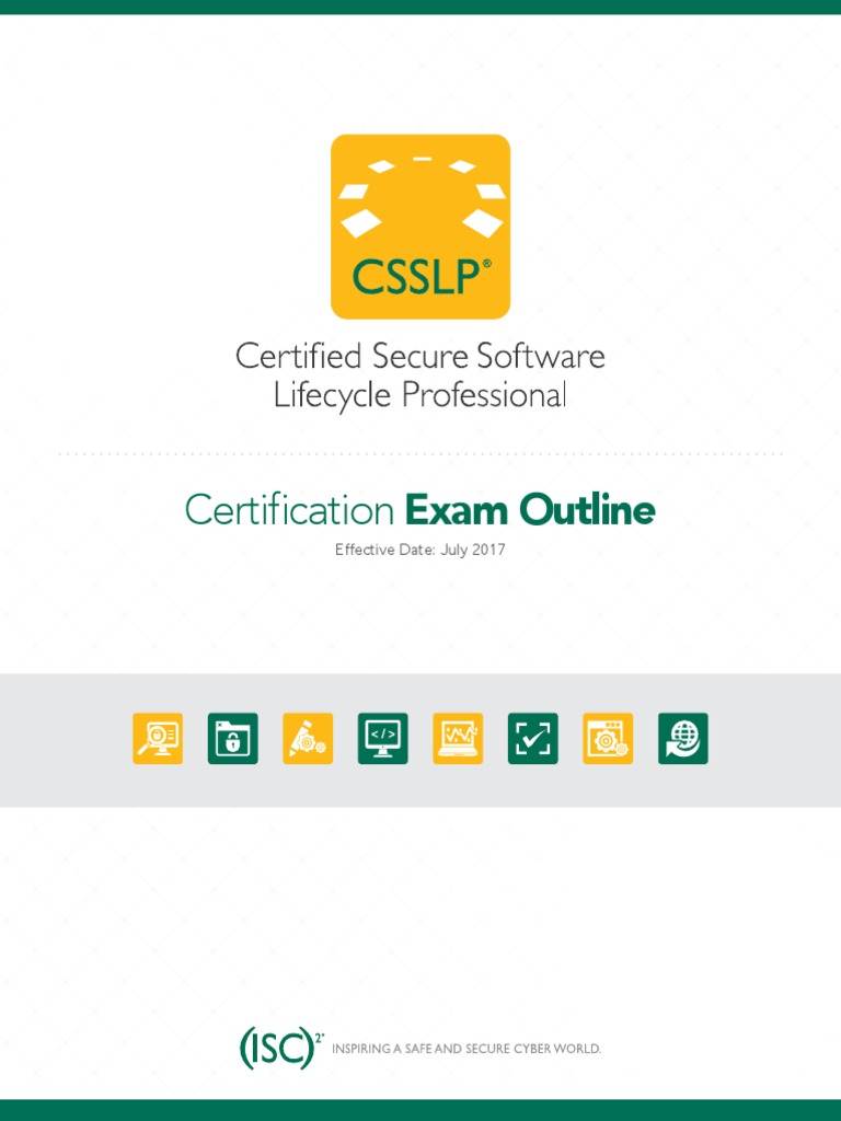CSSLP Exam Outline-V1013 | PDF | Security | Computer Security