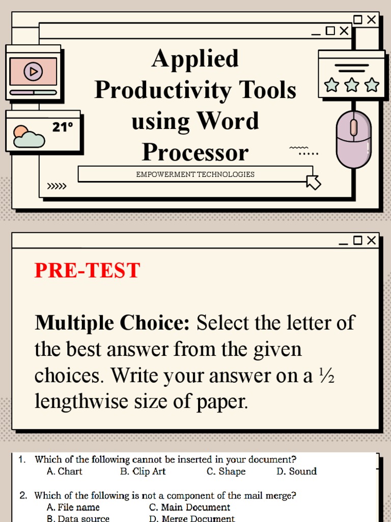 Emptech | PDF | Microsoft Word | Word Processor