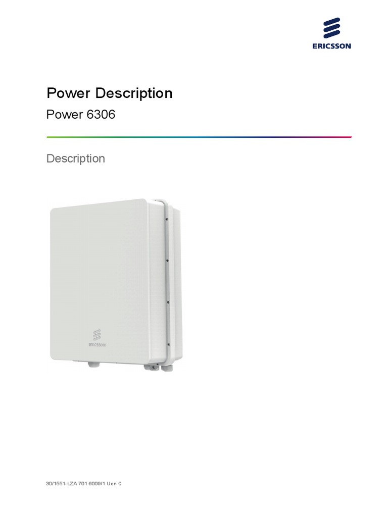 Power6306 - Product Description | PDF | Alternating Current | Power Supply
