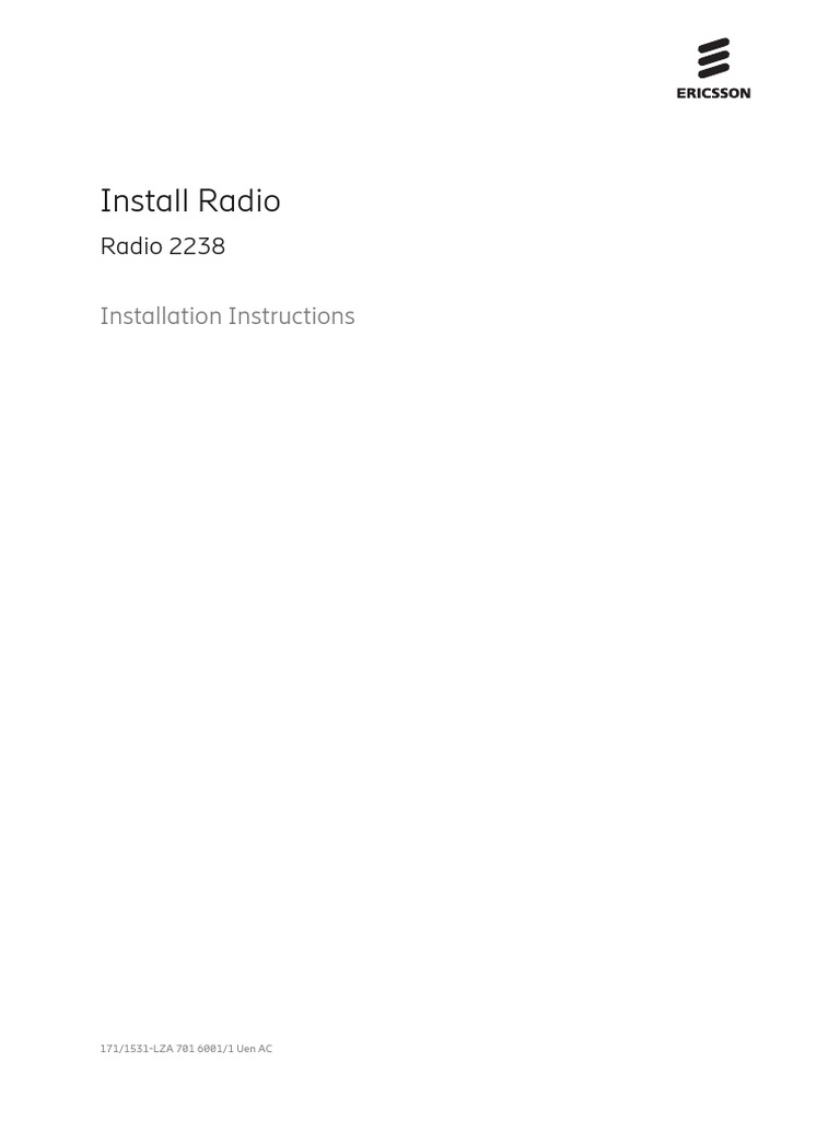 Install RadioRadio 2238 | PDF | Electrical Connector | Screw