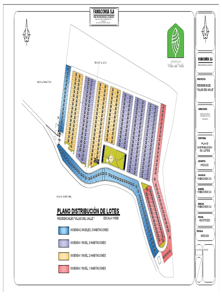 Plano Distribución de Lotes | PDF
