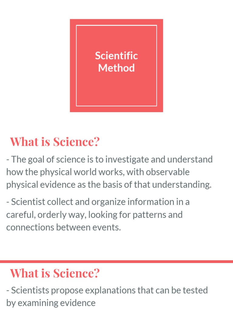 Scientific Method | PDF | Scientific Method | Experiment