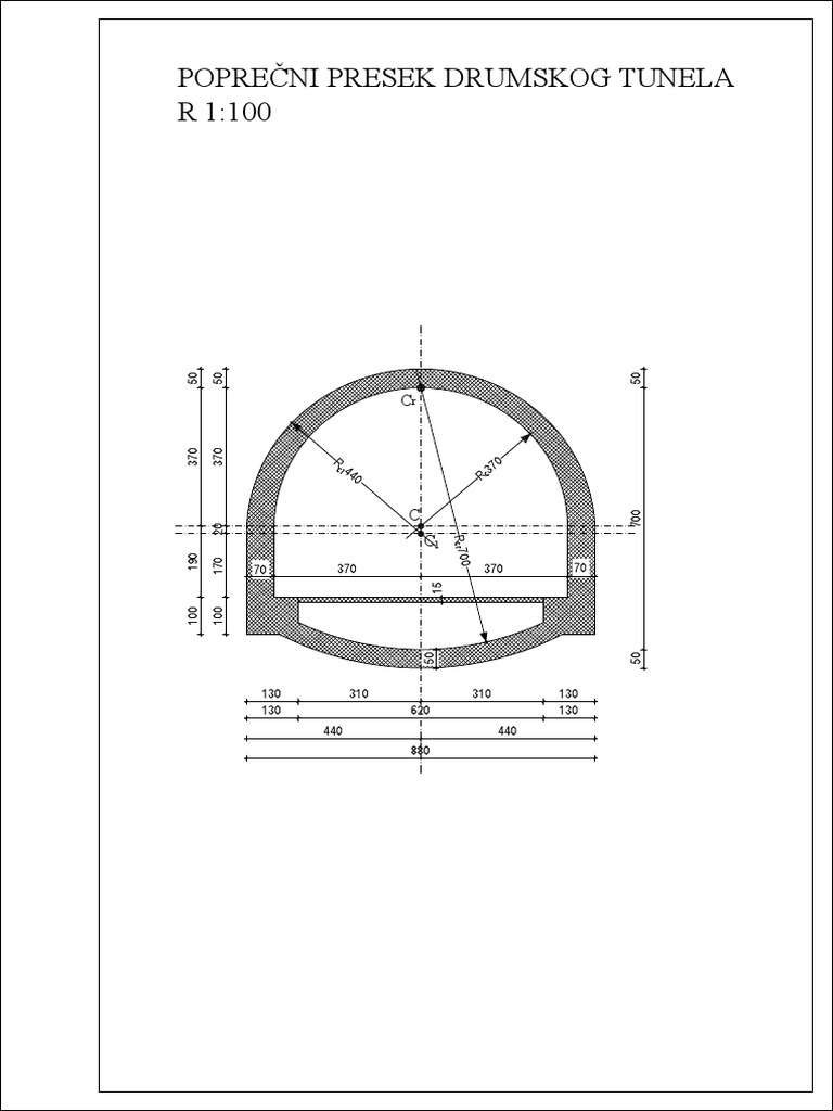 Tunel Poprecni Presek | PDF