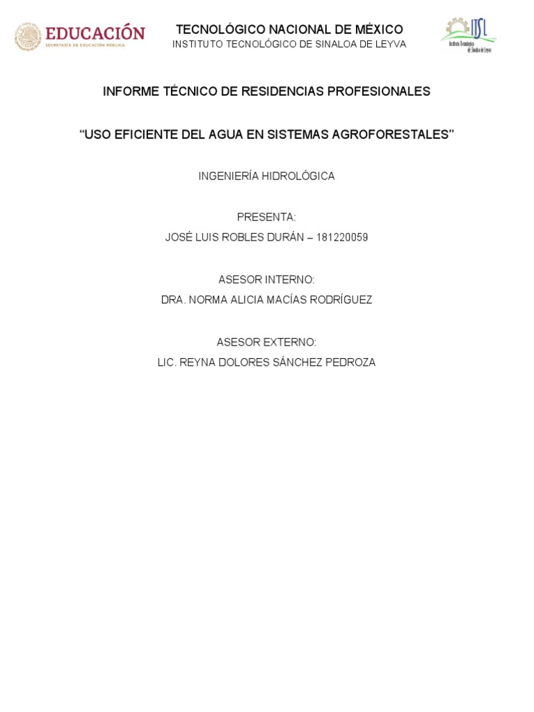 Uso Eficiente de Agua en Agroforestería | PDF | Agricultura | Los bosques