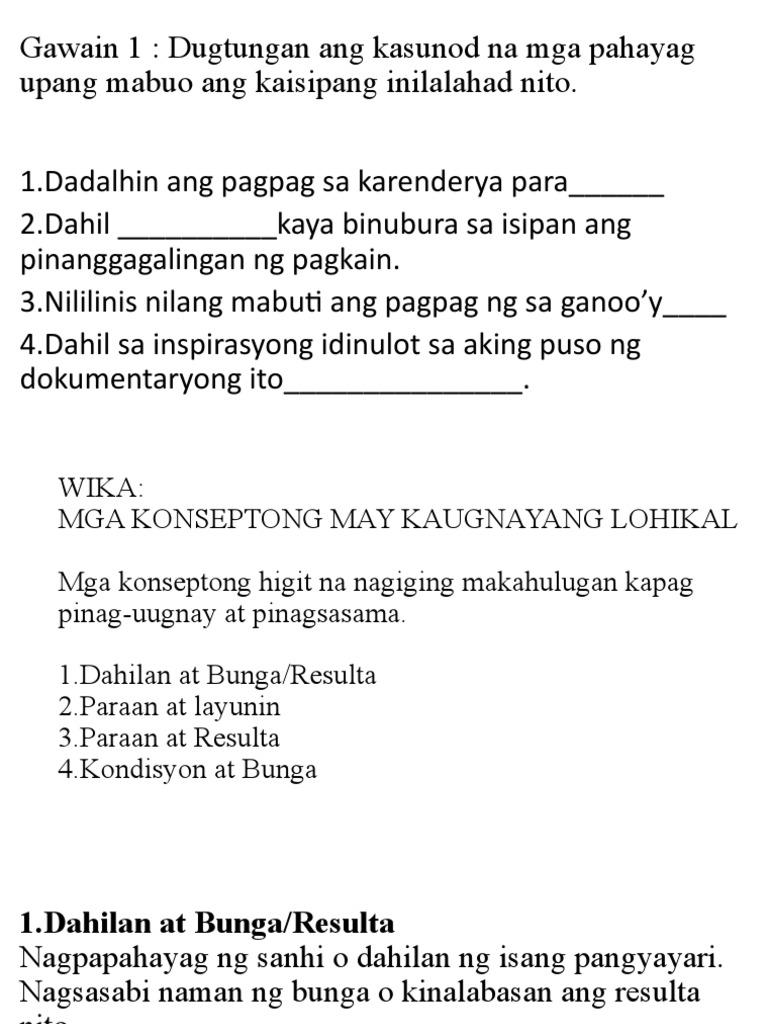 Kaugnayang Lohikal | PDF