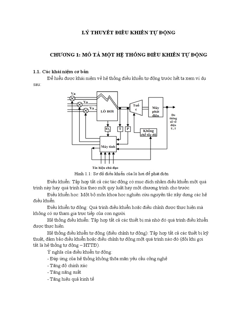 Ly Thuyet Dieu Khien Tu Dong | PDF