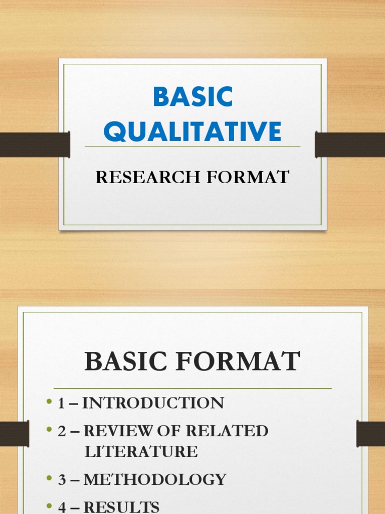 Contents of Quali Research 2 | PDF