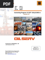 Cementing Squeeze Program Braden Head Method | PDF | Risk | Pump