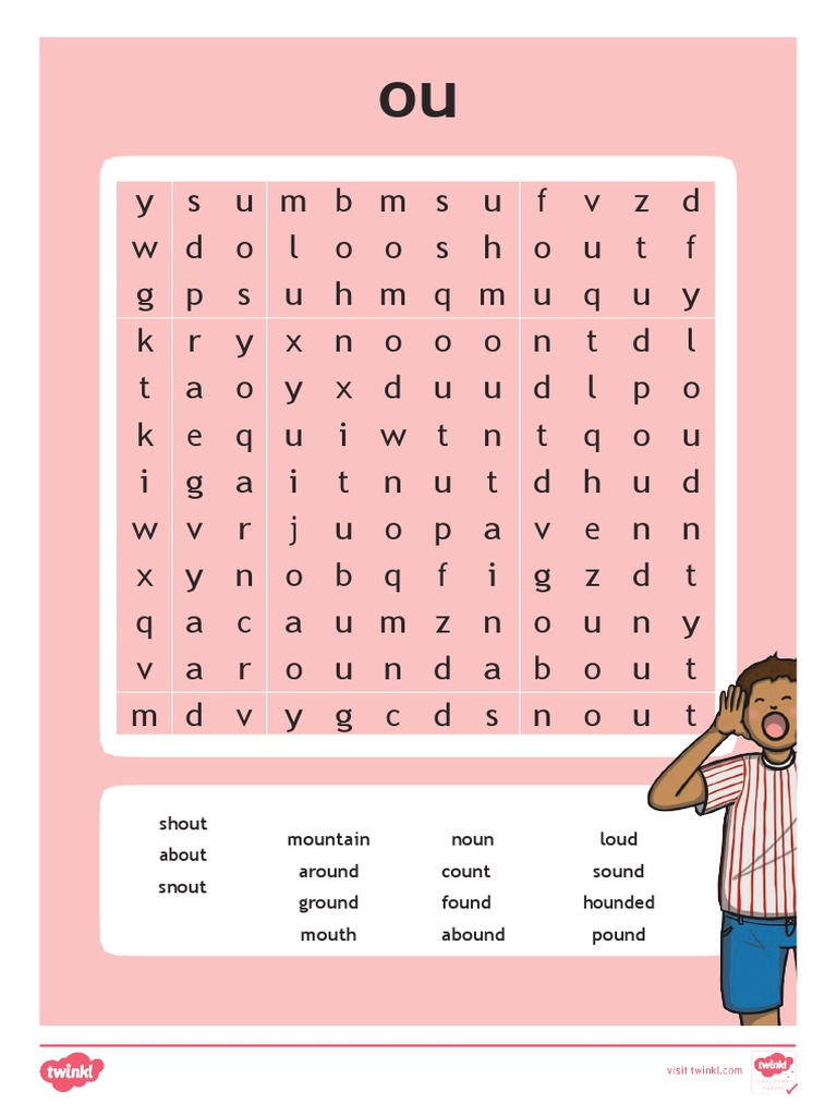 Word Search With Word Bank-Pages-1 | PDF