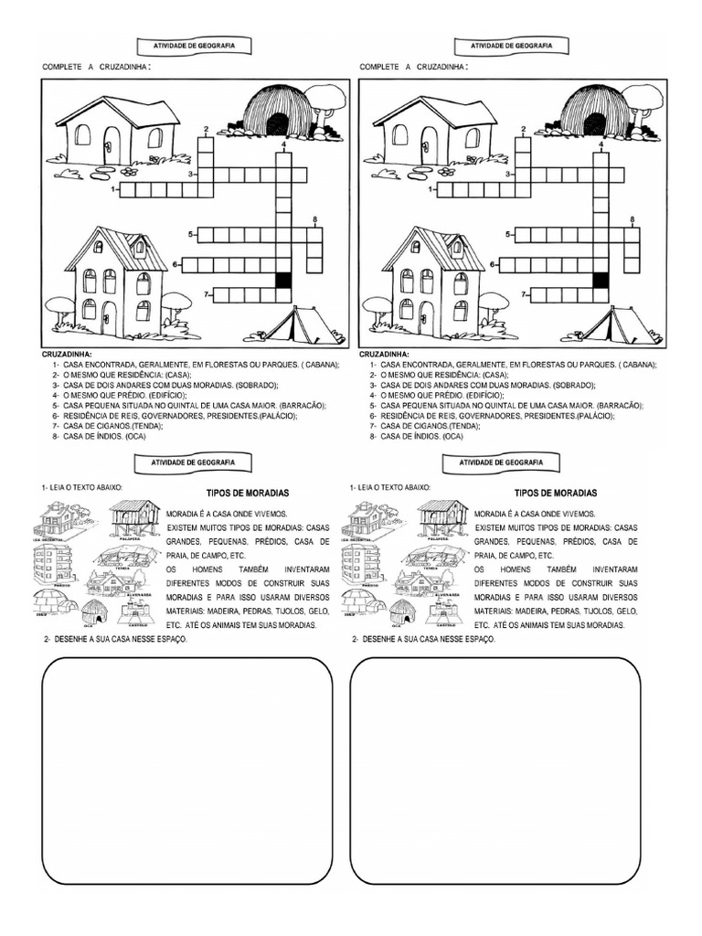 Atividade Moradias | PDF