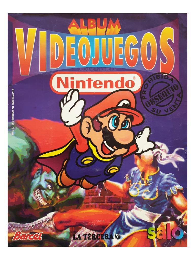 Álbum Videojuegos Nintendo SALO 1994 | PDF