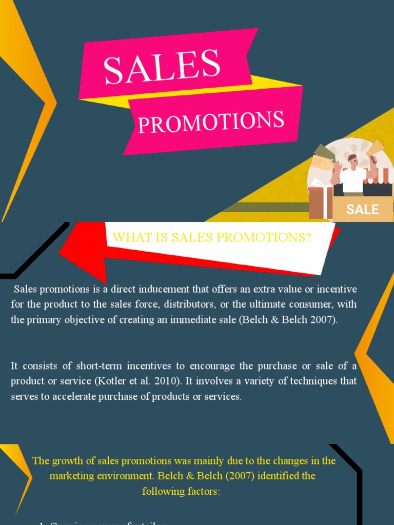 Sales: Promotions | PDF | Financial Economics | Investing