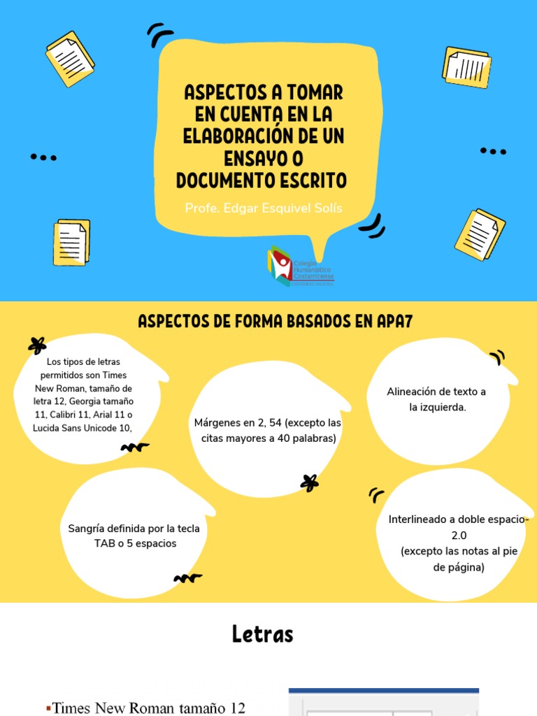 Aspectos A Tomar en Cuenta en La Elaboración de Un Ensayo o Documento Escrito | PDF | Ensayos
