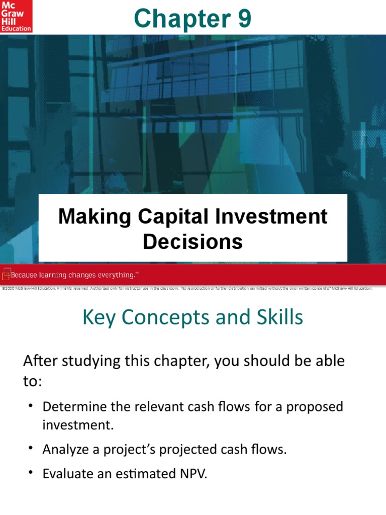 Ross 10e Chap009 Student | PDF | Depreciation | Net Present Value
