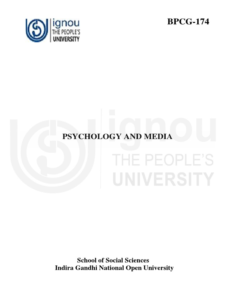 Block 1 | PDF | Mass Media | Media (Communication)