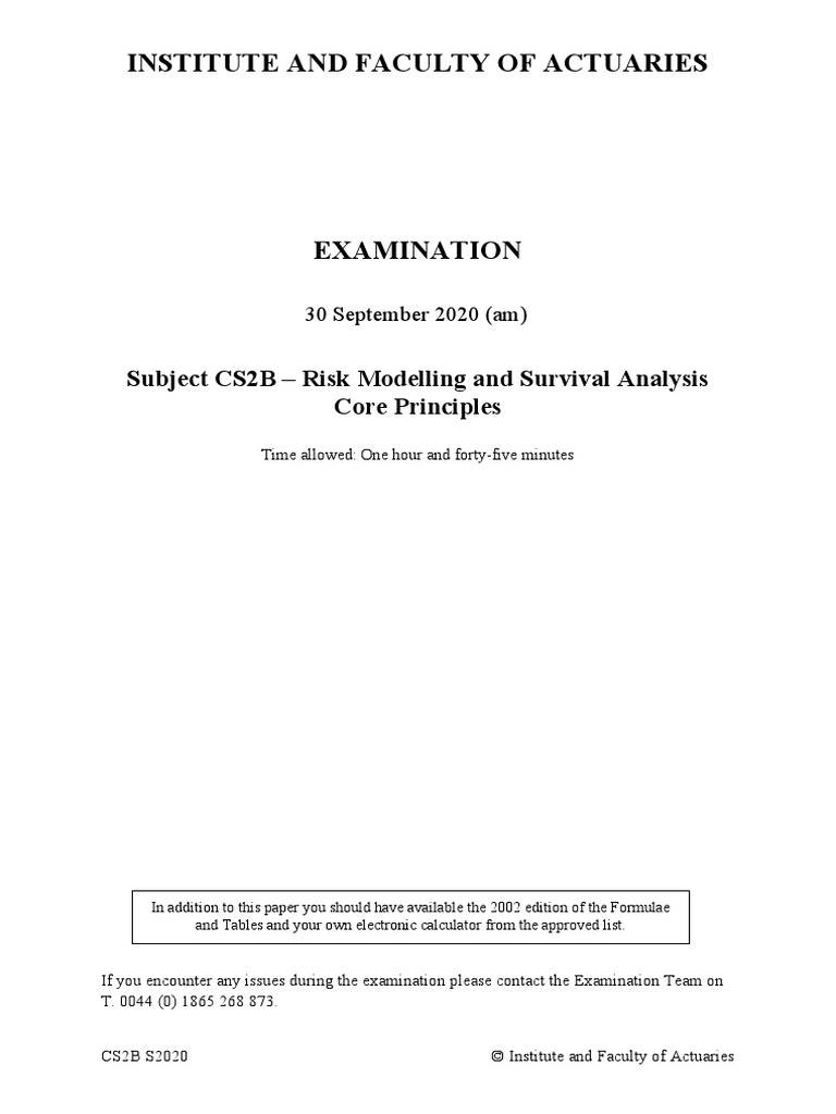 CS2B 220 Exam | PDF | Autocorrelation | Statistics