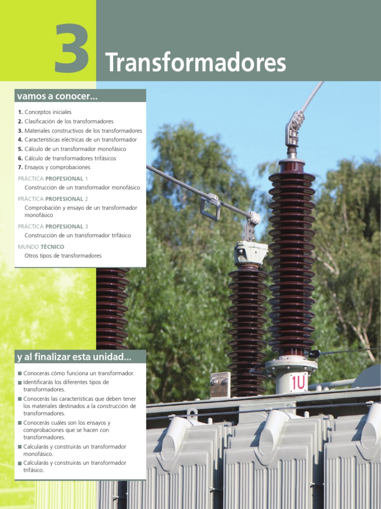 TRANSFORMADORES | PDF | Transformador | Inductor
