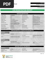 CSD Report | PDF | Identity Document | Taxes