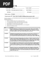 Epq Gantt Chart Template | PDF
