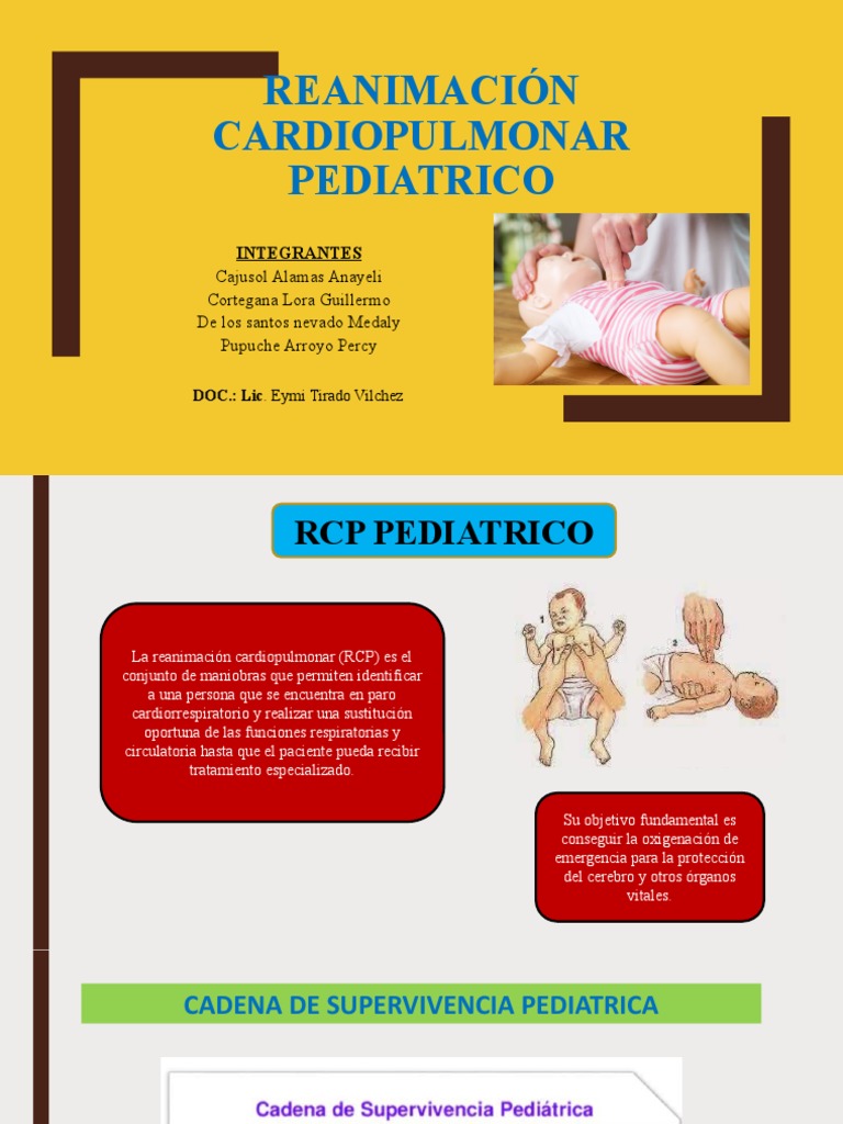 RCP Pediátrico | PDF | Reanimación cardiopulmonar | Medicina CLINICA