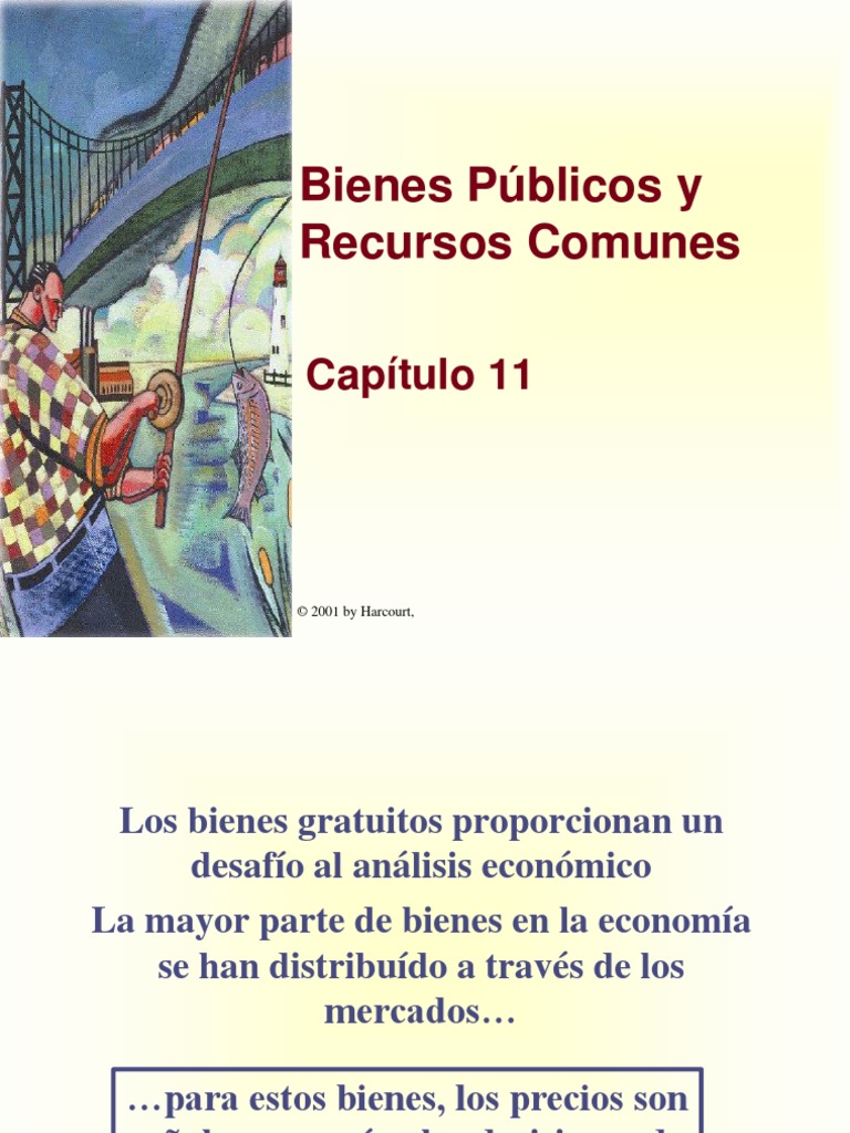 11 Bienes Publicos y Recursos Comunes | PDF | Bienes | Mercado (economía)
