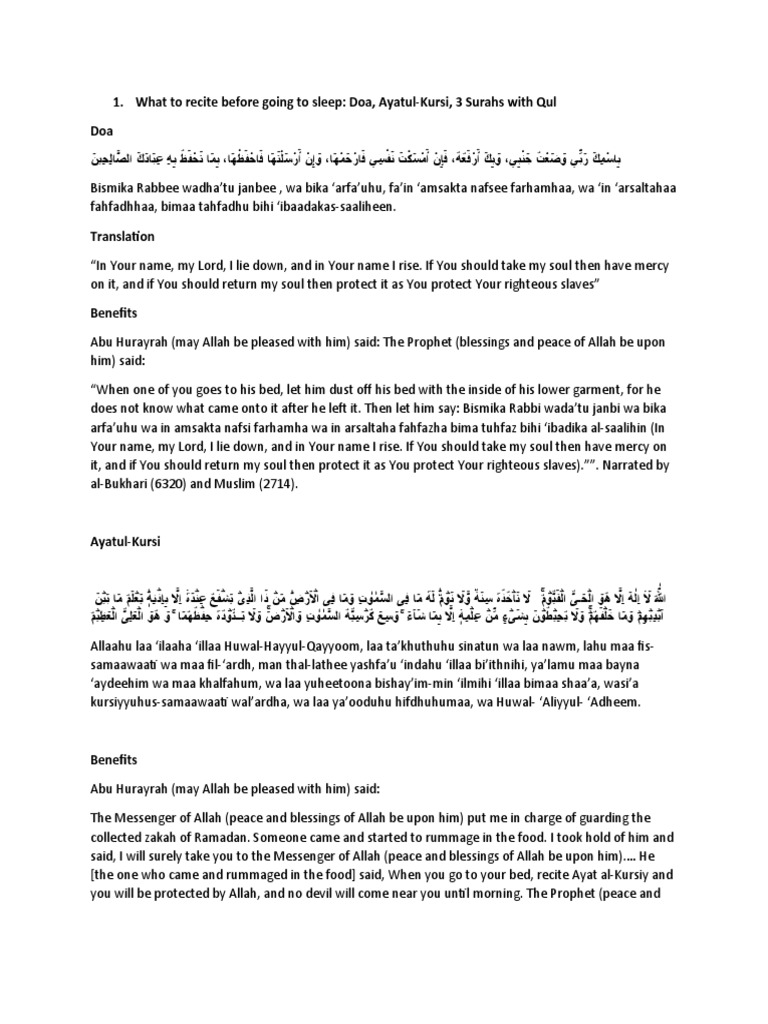Doa Project | PDF | Islamic Ethics | Islamic Texts