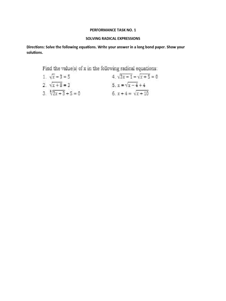 3RD Performance Task No.1 | PDF