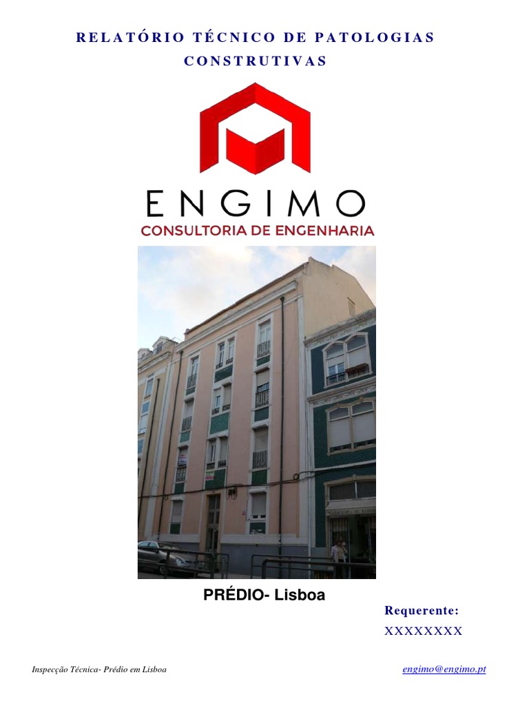 1 - Relatório Técnico (Exemplo) - ENGIMO V2-Min | PDF | Isolamento ...