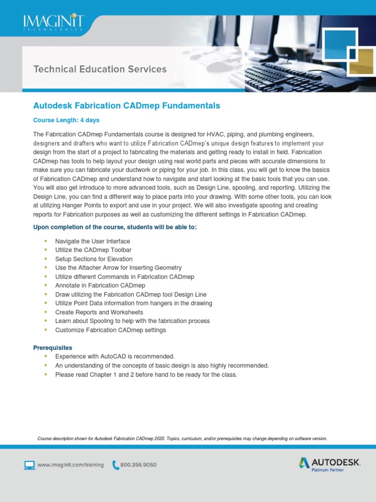 Fabrication Cadmep Fund 20 | PDF | Autodesk Revit | Menu (Computing)