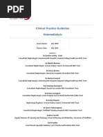 Uf Profile Book | PDF | Hemodialysis | Blood Plasma