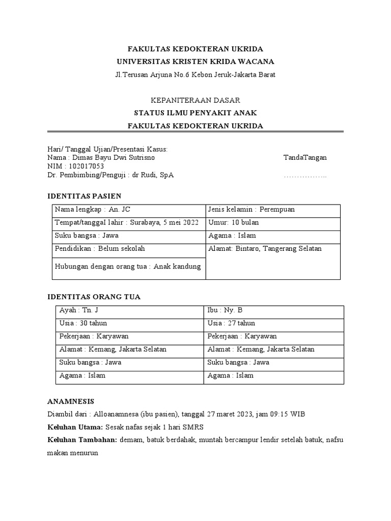 Status Ika Dimas | PDF