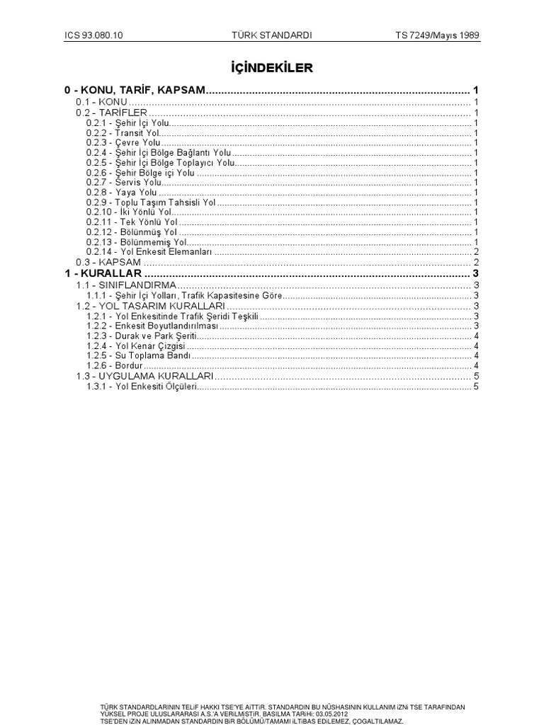 TS_7249_yol boyutlandırma | PDF