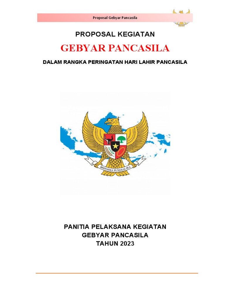 Proposal Gebyar Pancasila 2 | PDF