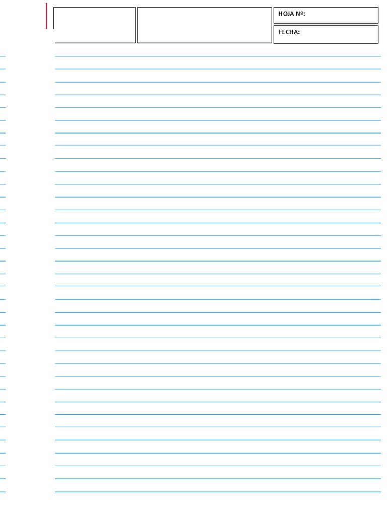 HOJA RAYADA A4 Multiples para Informe | PDF