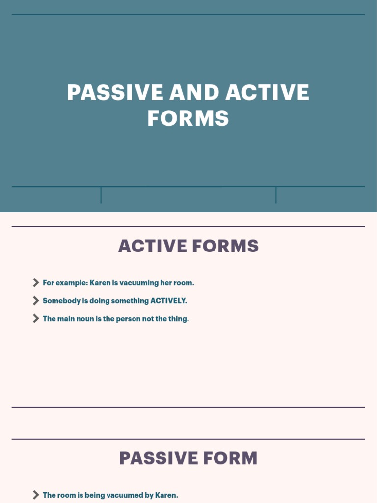 Passive | PDF