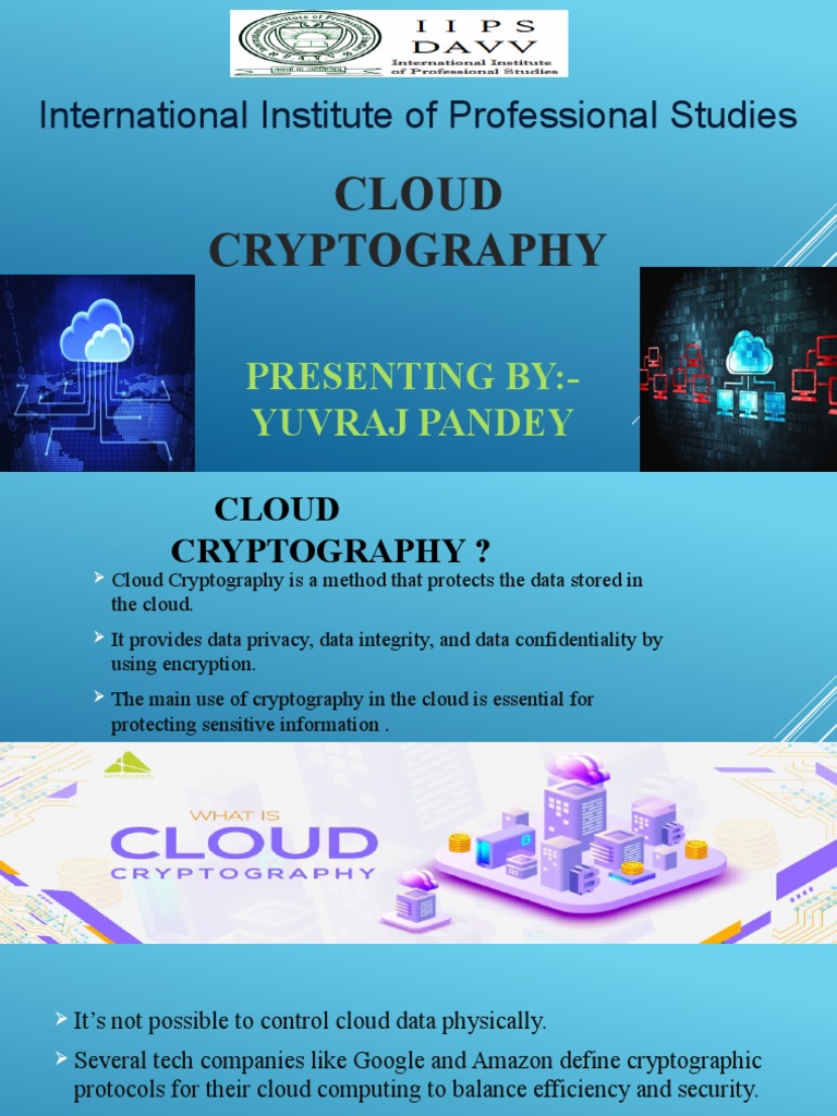 CC Cryptography Presentation | Download Free PDF | Encryption | Cryptography
