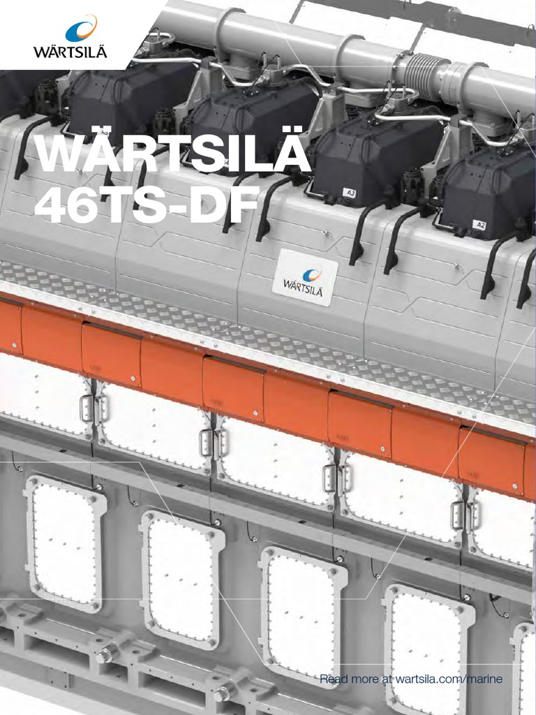 Wartsila 46TS DF The Power To Change | PDF | Diesel Engine | Marine Propulsion