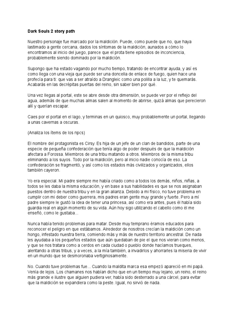 Dark Souls 2 Story Path | PDF